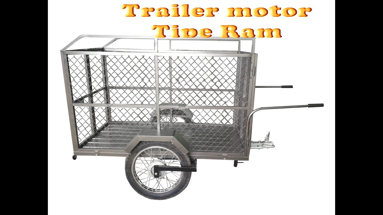 gerobak motor untuk alat angkut roda dua - YouTube