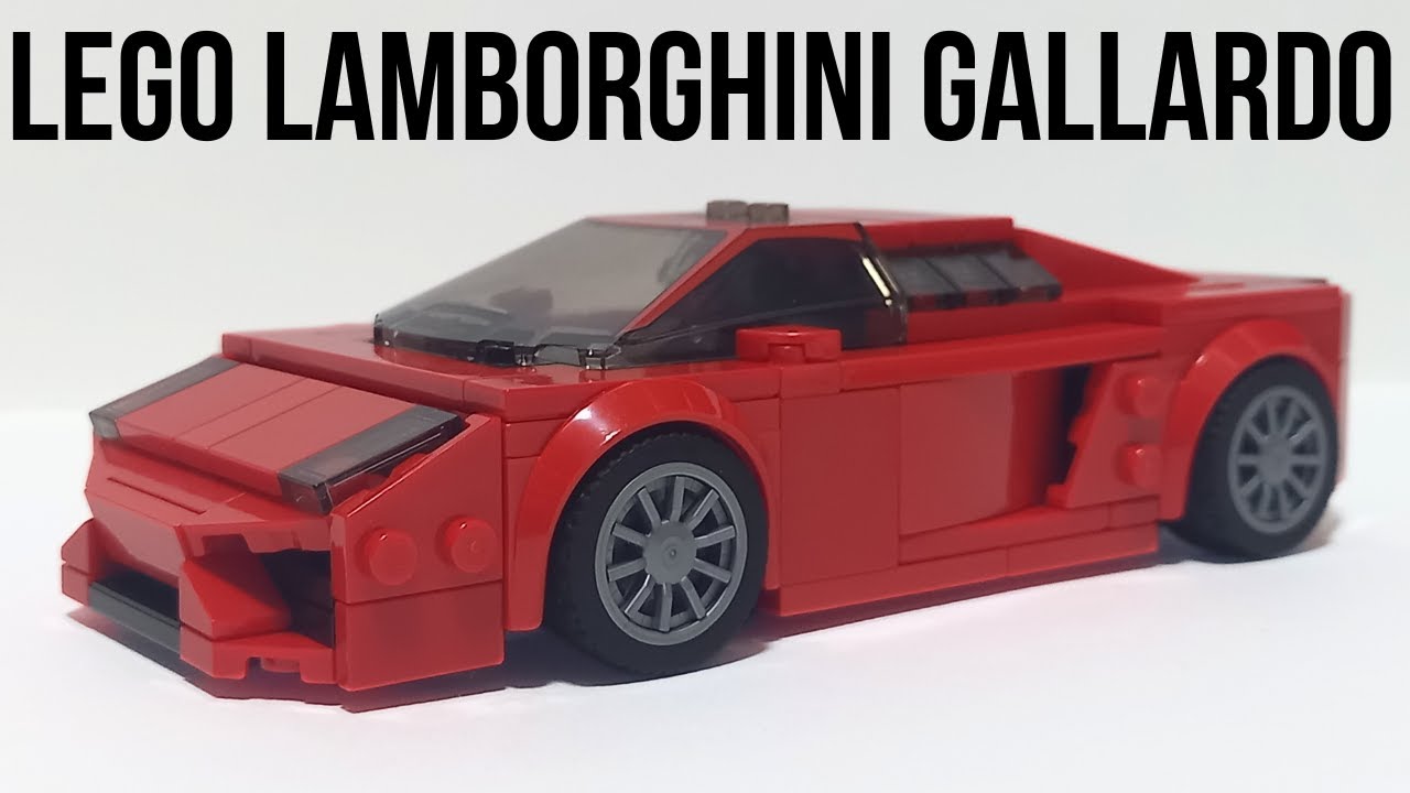 LEGO Lamborghini Gallardo Speed Champions MOC | Tutorial - YouTube