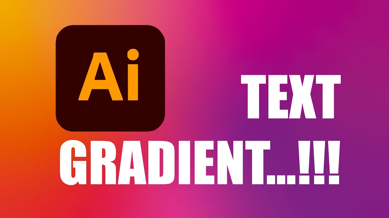 How To Apply Gradients To Text Objects In Adobe Illustrator CC 2020 YouTube How To Apply Gradients To Text Objects In Adobe Illustrator CC 2020 YouTube