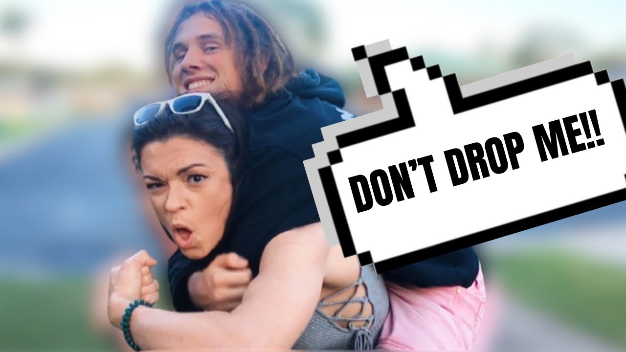 Lift And Carry Piggyback Challenge!! *Part 3* w/ theBooCrew!! vlogs ...