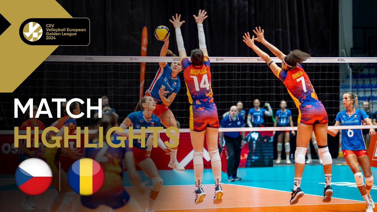 Czechia vs. Romania - Match Highlights | European Golden League Women ...