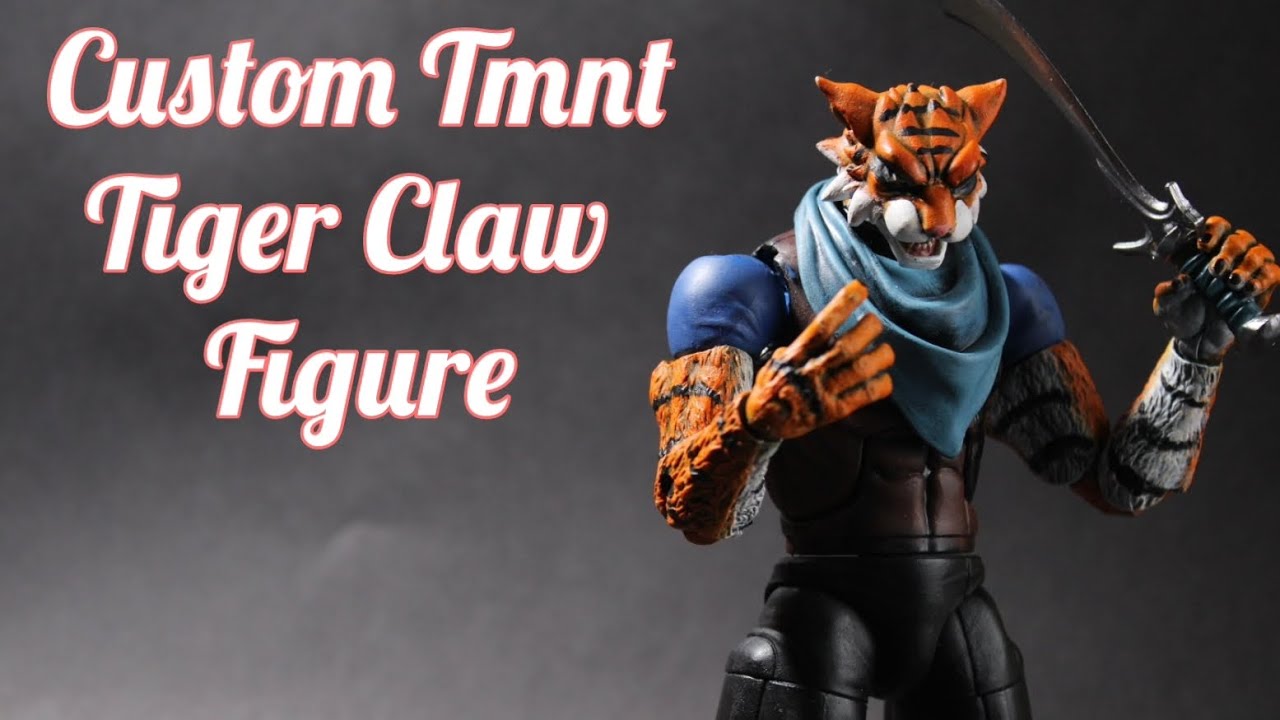 TMNT Tiger Claw custom figure review - YouTube