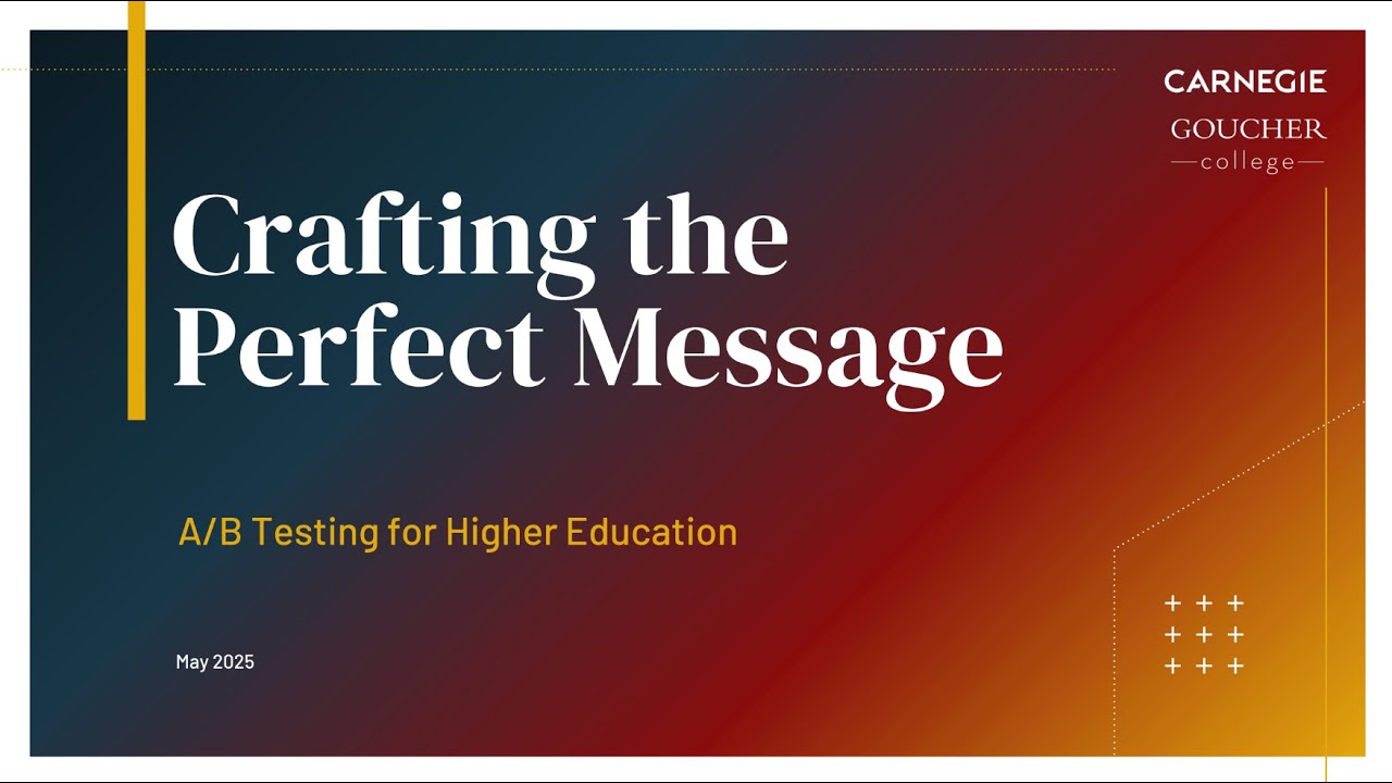 Slate Summit 2025 | Crafting the Perfect Message: A/B Testing for ...