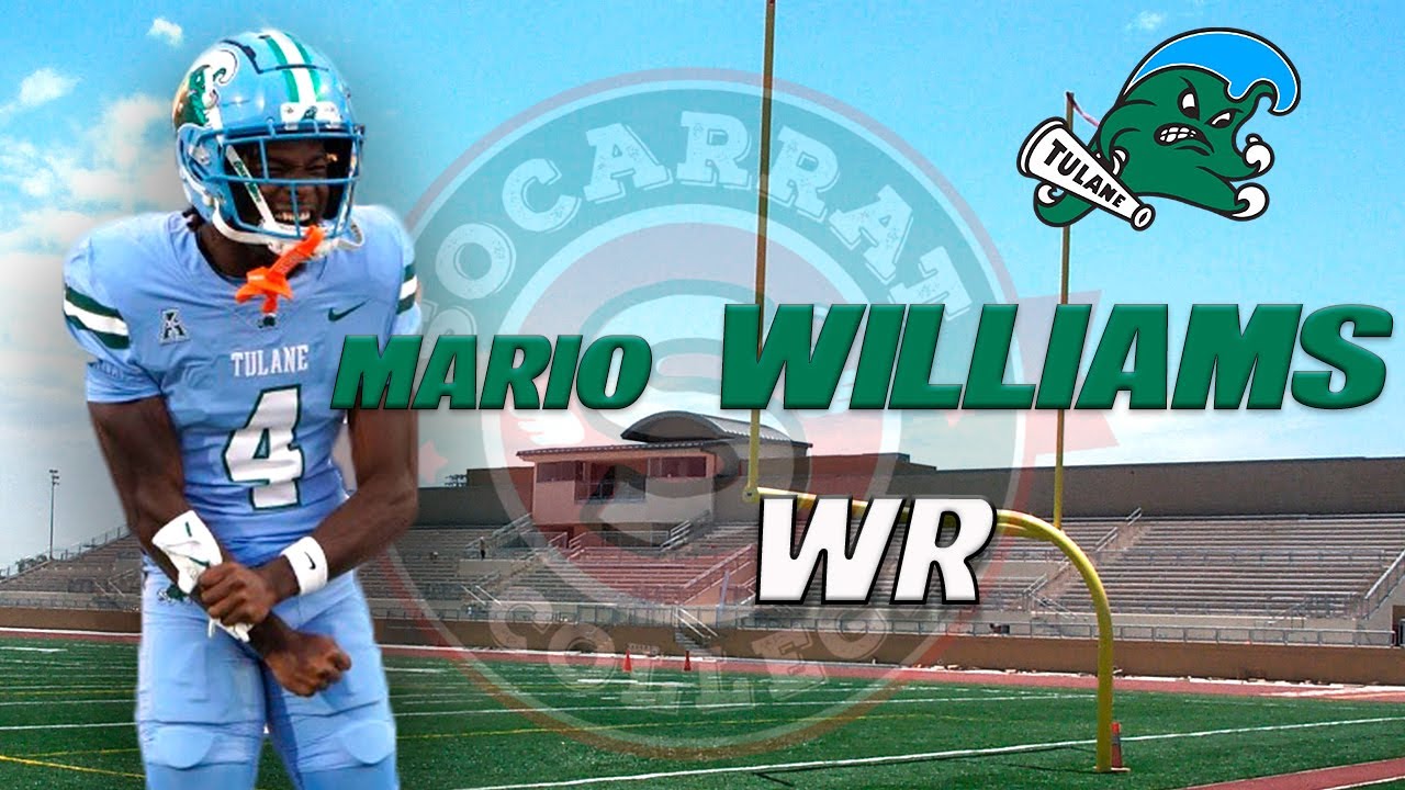 Mario Williams. WR Tulane. NFL Draft Prospect 2025 Análisis - YouTube