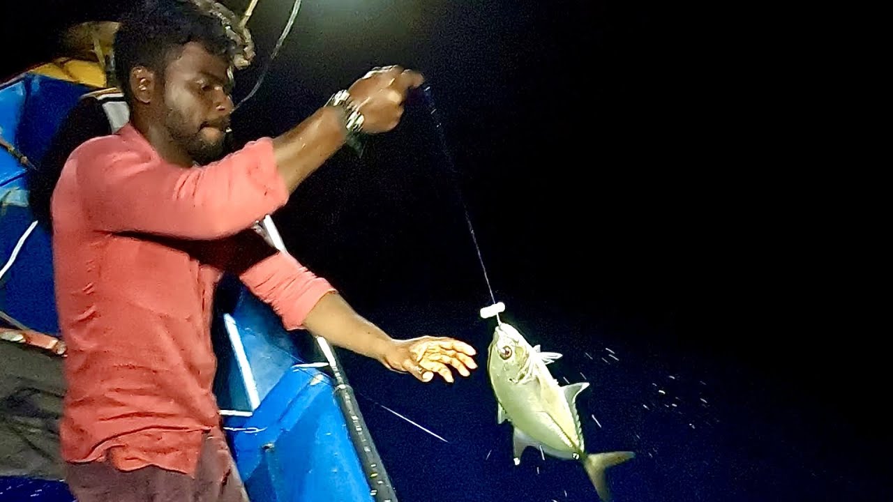 Back to Back Horse-eye Jack Fish Caught in the Sea - YouTube