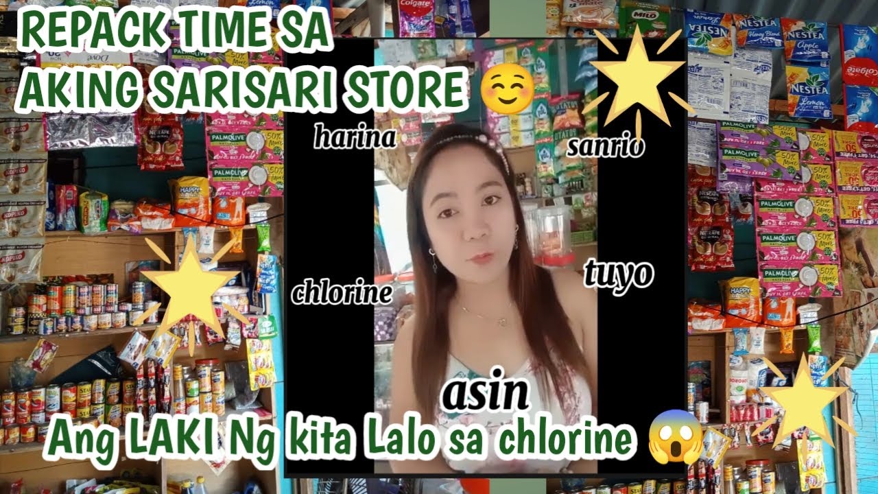 SARISARI STORE BUSINESS TIPS💡REPACKING TIME NG SANRIO,ASIN, CHLORINE,AT IBA PA☺️LAKI NG KITA😱 ...