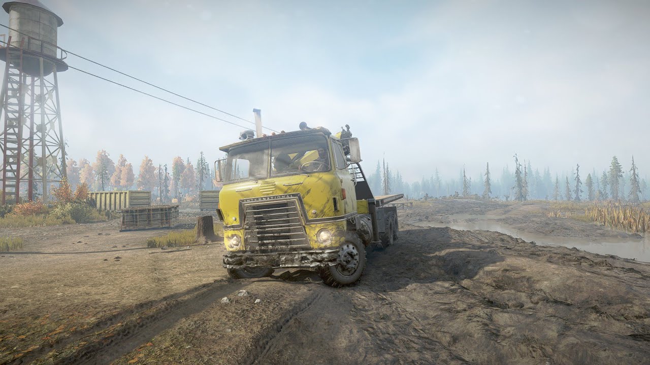 SnowRunner - Flaming Barrels - Transtar 4070A (Worst Truck in Game ...