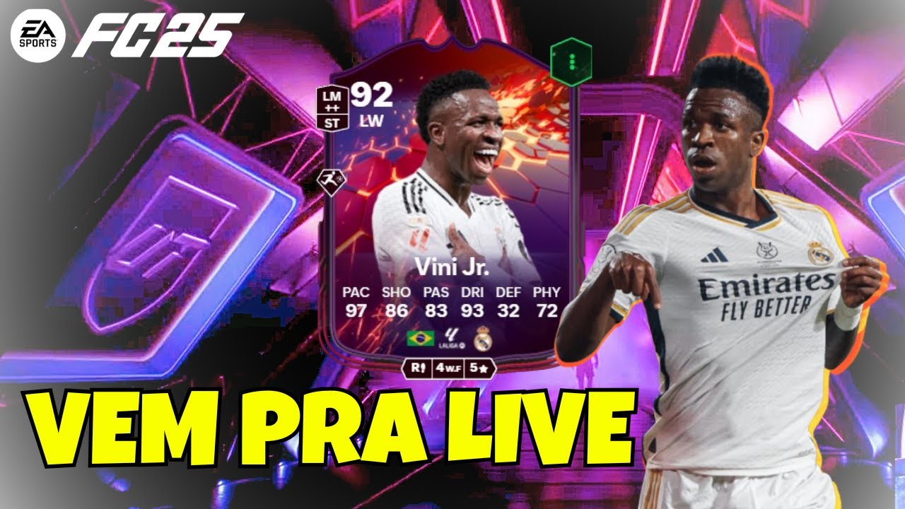 ELE CHEGOU! VINI JR 92 No EVENTO Do EA FC 25 DENTRO DO PACK DE 450MIL ...