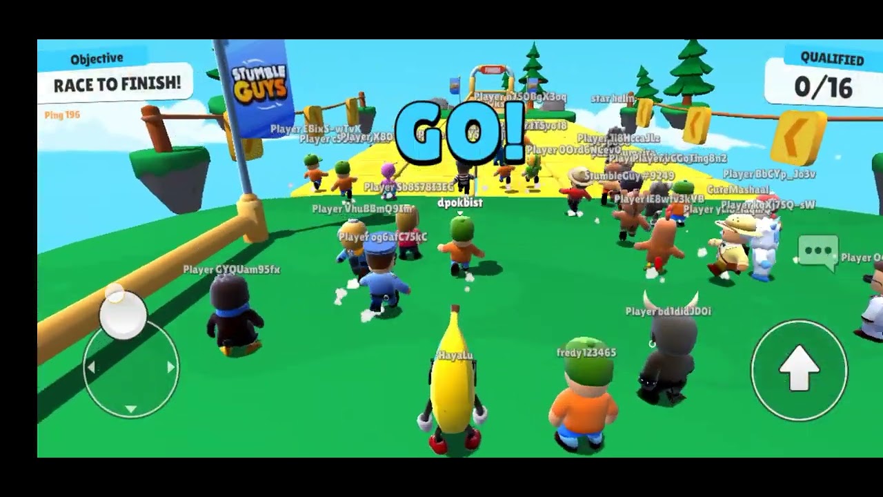 playing stumble guys for the first time. ️ Can I win the first position ...