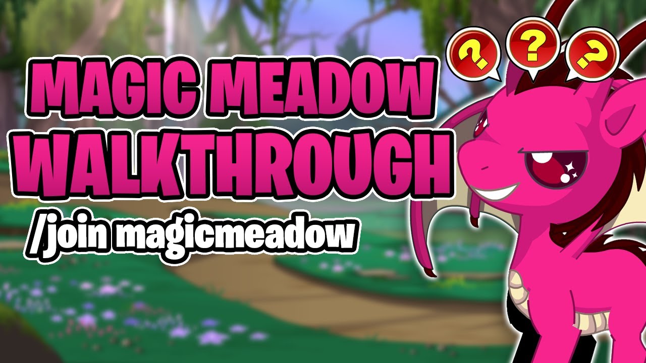 Magic Meadow Quest Walkthrough /join magicmeadow - AQW - YouTube