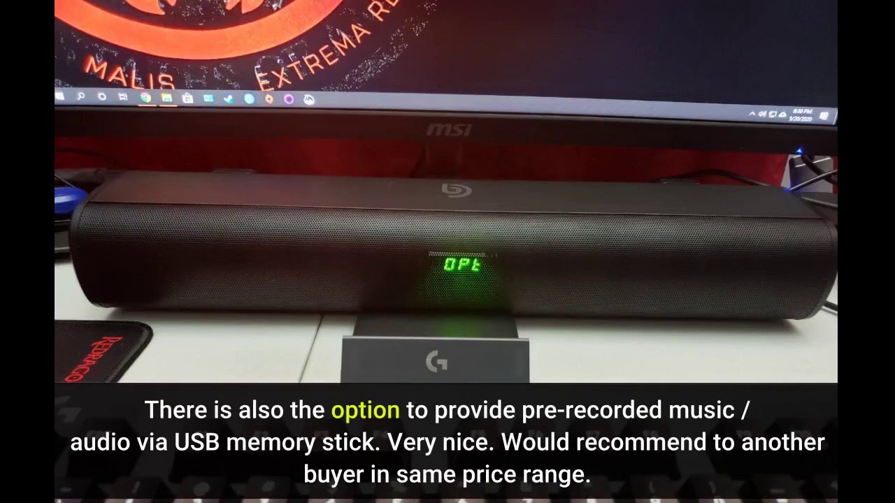 User Review: 50W Sound Bar, Bomaker 16-Inch Portable 2.0 Soundbar ...