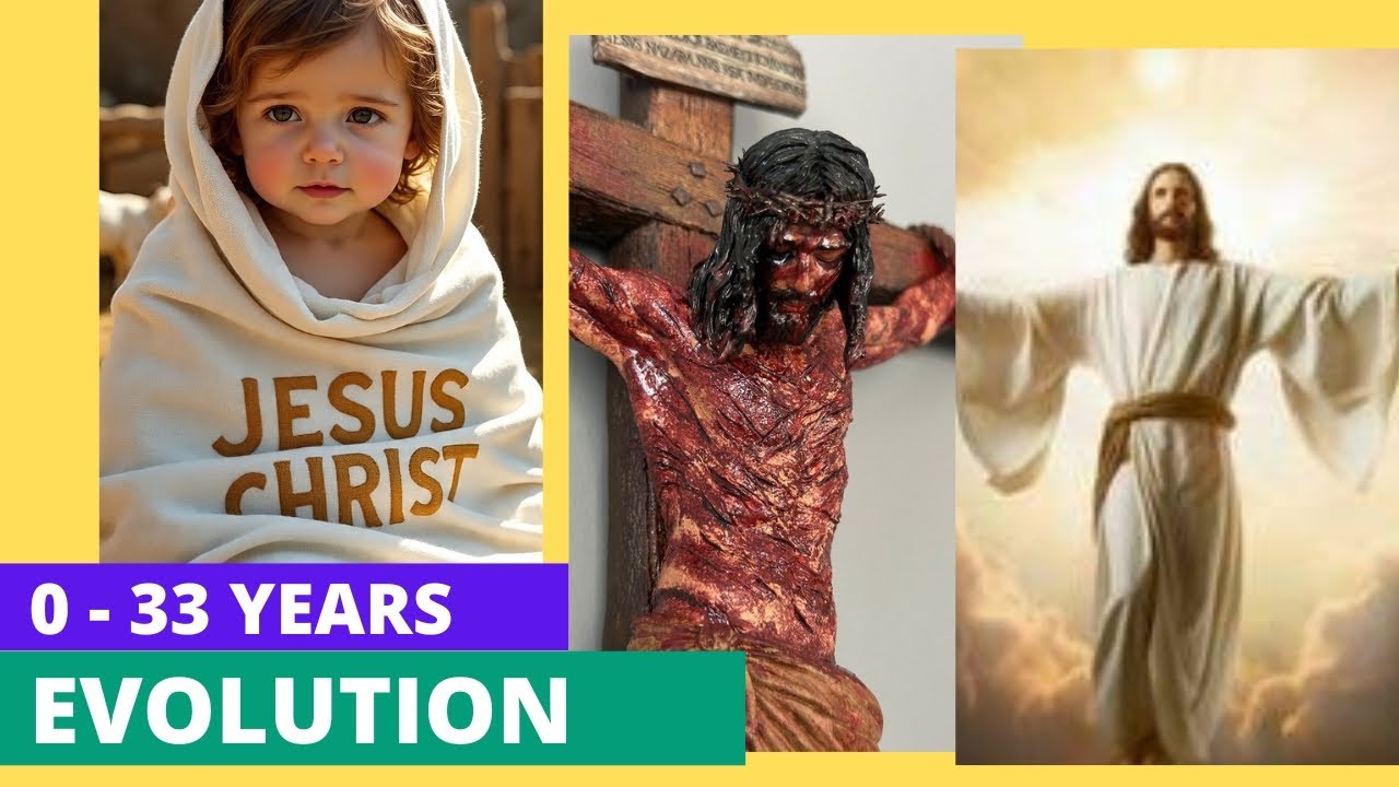 Jesus Christ evolution from 0 to 33 years old - YouTube