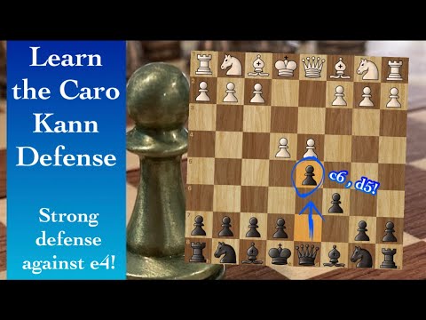 Best defense against E4!? Learning the Caro Kann Defense! - YouTube