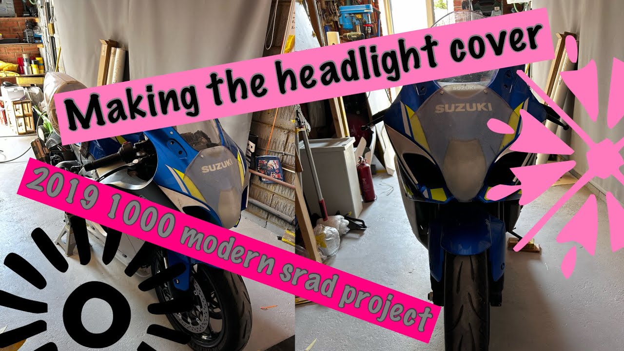Suzuki 2019 1000 modern srad project, front number board, light cover ...