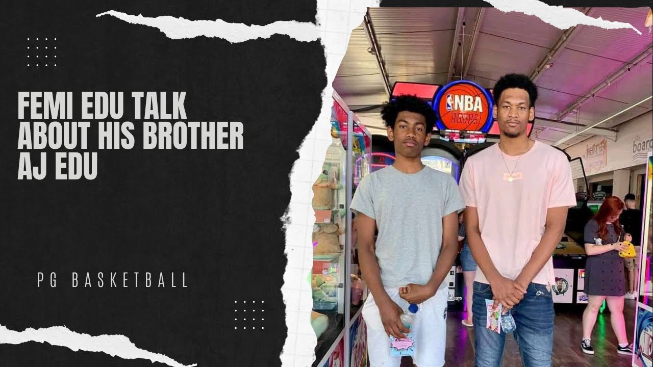 Femi edu talk about his brother aj edu - YouTube