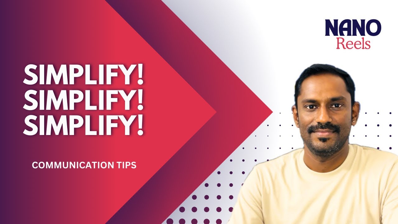 Simplify! Simplify! Simplify! - YouTube