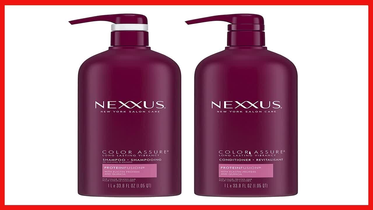 Nexxus Color Assure Shampoo and Conditioner for Color Treated Hair ...