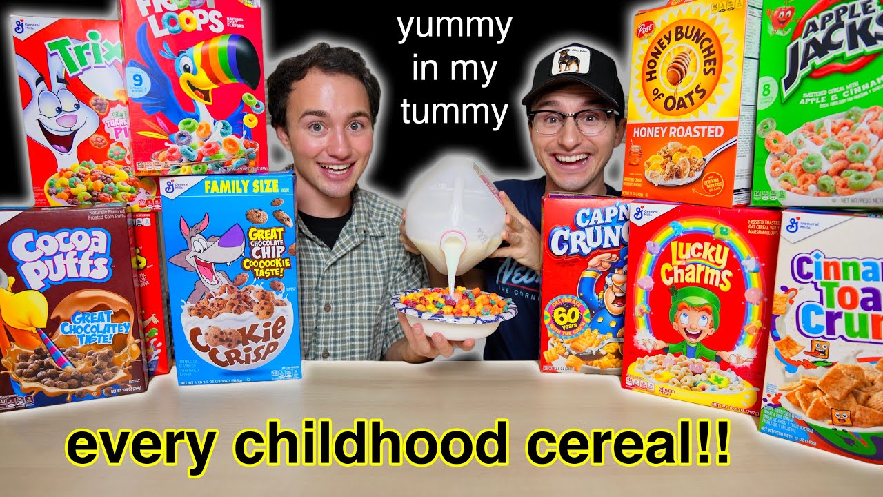 Every Childhood Cereal (bracket) - YouTube
