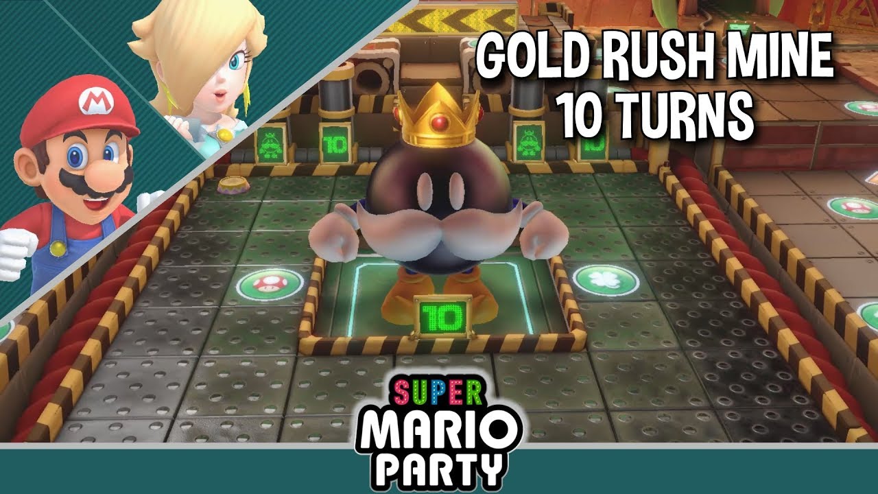 Super Mario Party – PARTNER PARTY – GOLD RUSH MINE [#03] - YouTube
