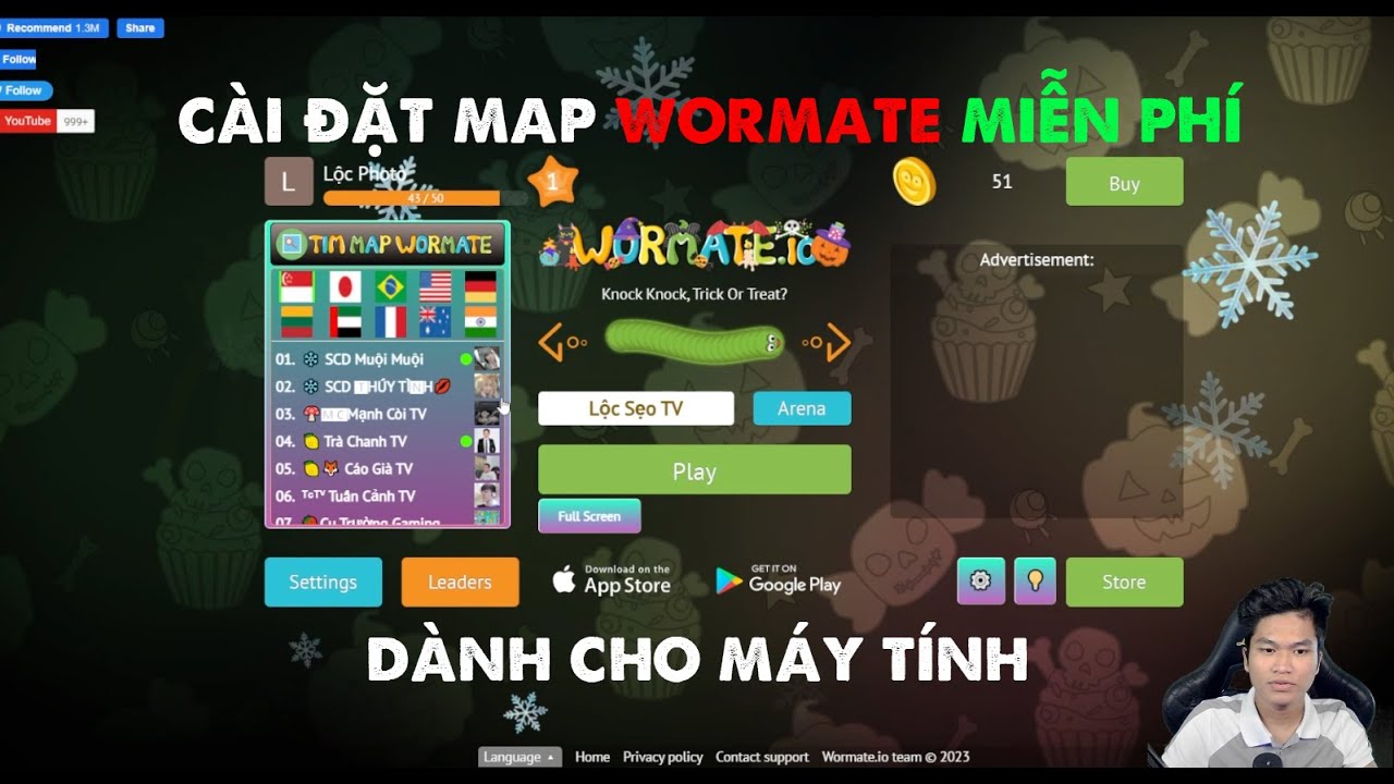 Hướng Dẫn Cài Đặt Tìm Map Nhanh Game Wormate Cho Máy Tính | Rắn Săn Mồi ...