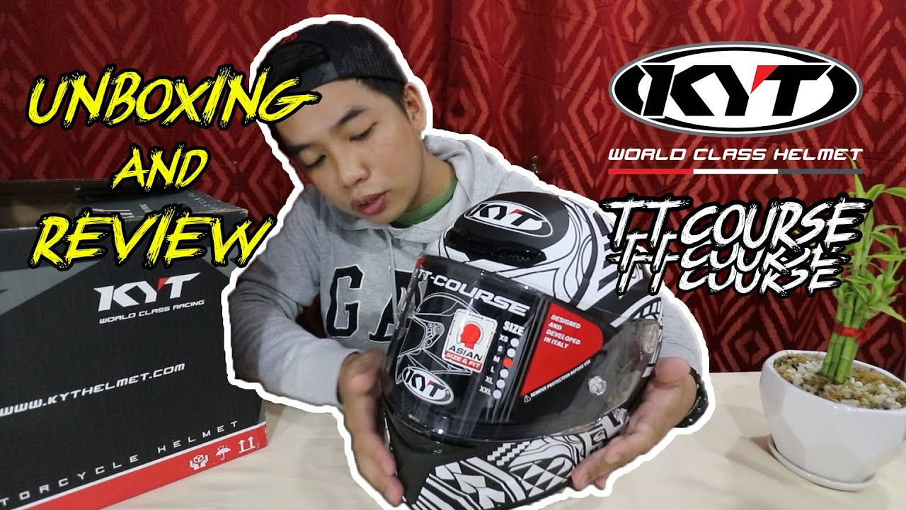 UNBOXING & REVIEW: KYT TT-COURSE WARU - YouTube
