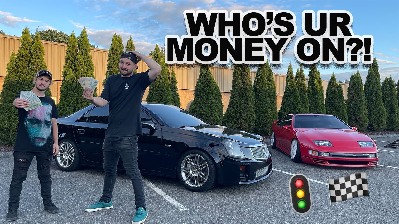 RACING Jimmy Oakes LS1 300ZX VS My LS3 CTSV!-Money Runs! - YouTube