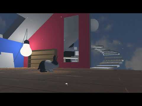 VR CHAT hideout with bunny AI in Udon