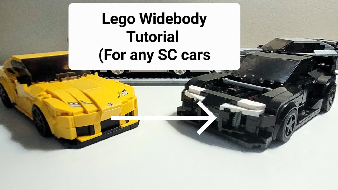 Lego Speed Champions Widebody Tutorial (For any Speed Champions Set ...