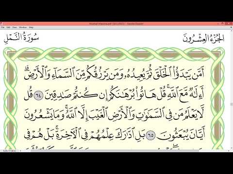 Practice reciting with correct tajweed - Page 383 (Surah An-Naml)