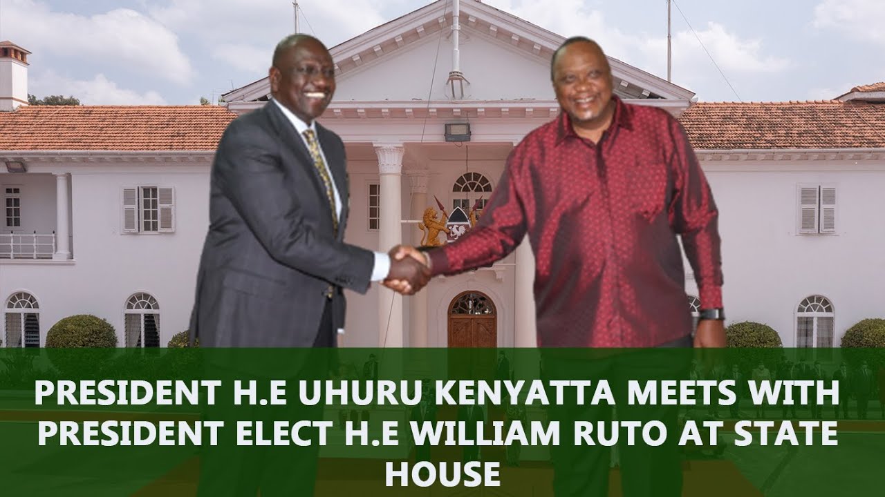 President H.E Uhuru Kenyatta meets with President Elect H.E William Ruto at Statehouse - YouTube
