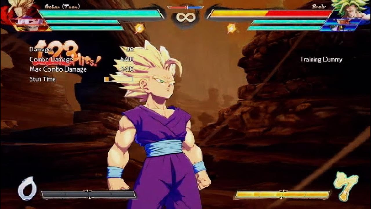 [Dbfz] Teen Gohan level 1 loop. 7 level 1's - YouTube