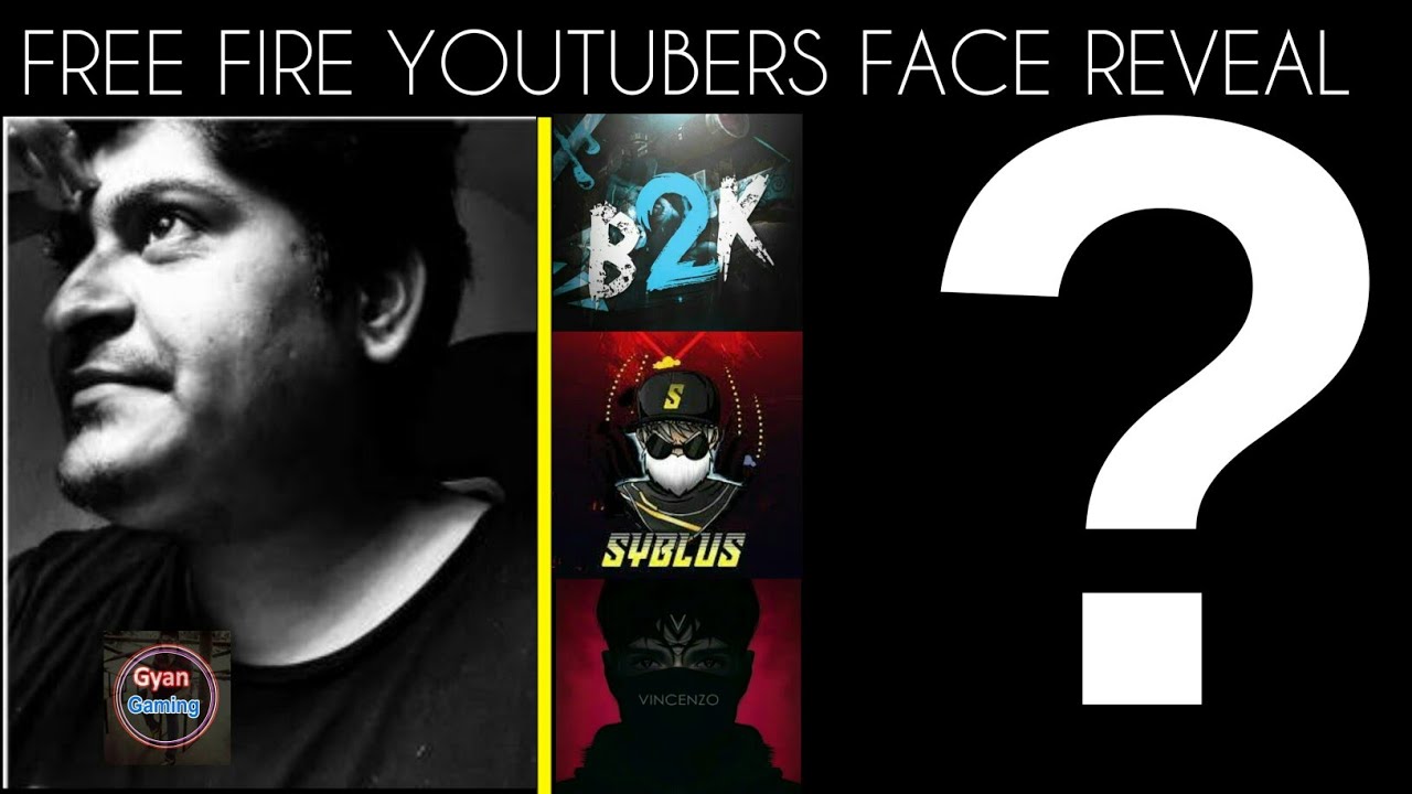 TOP 10 FREE FIRE YOUTUBERS FACE REVEAL || B2K , VINCENZO , RAISATR ...