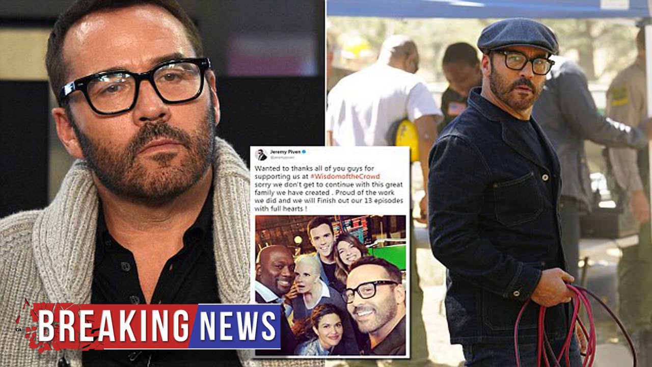 HOT NEWS Jeremy Piven's CBS series Wisdom of the Crowd is canceled ...