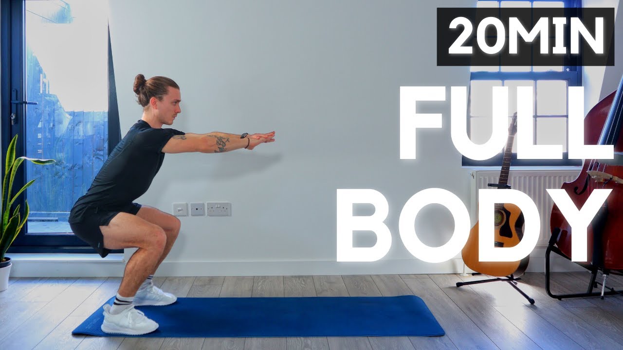 20 MINUTE FULL BODY HOME WORKOUT | NO EQUIPMENT - YouTube