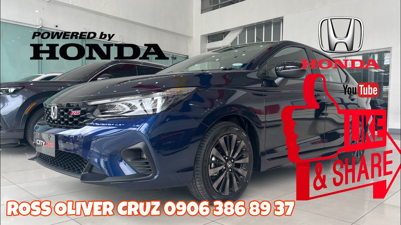 2024 Honda City 1.5 RS CVT (Obsidian Blue Pearl) - YouTube