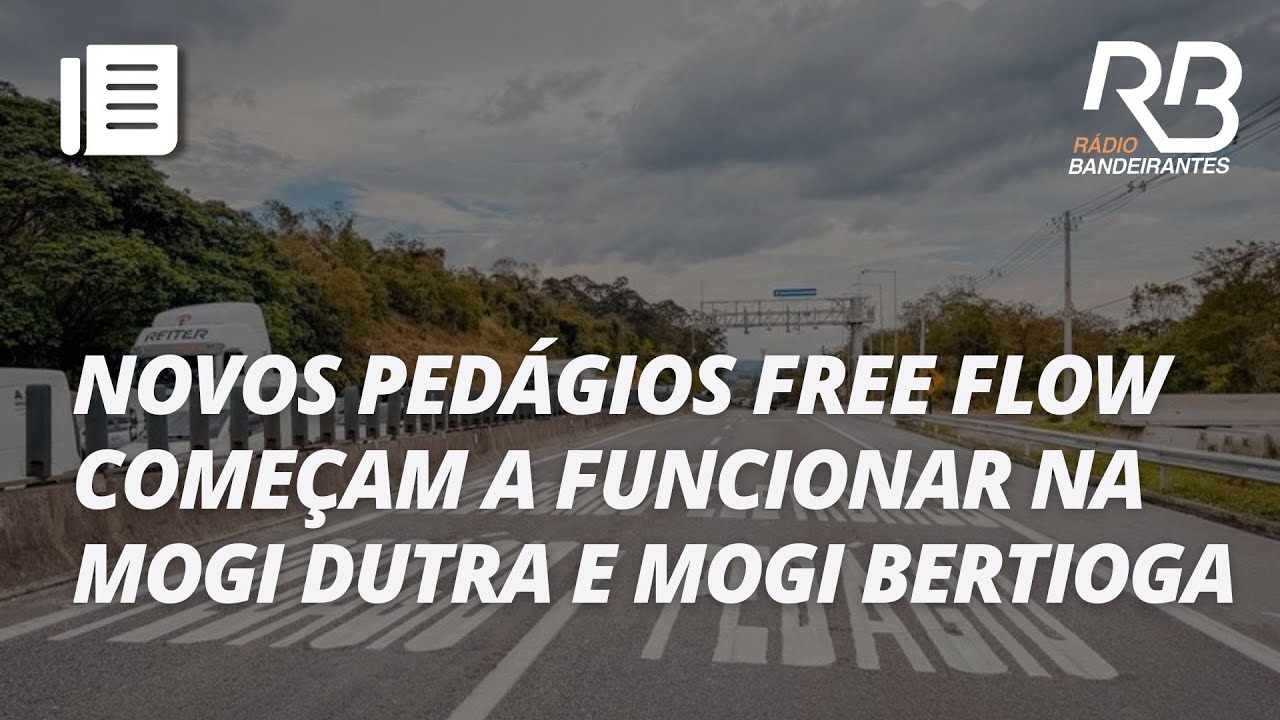 Novos pedágios entram em operação na Mogi Dutra e Mogi Bertioga - YouTube