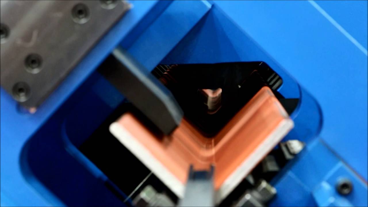 [KOTEC SYSTEM] Angle Punching Machine (KAP-150)-South Korea - YouTube