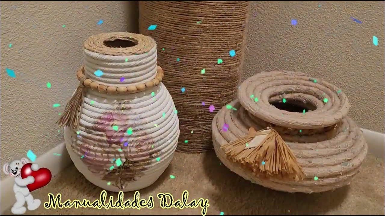 Manualidades de reciclaje (Reciclando carton y tubos de carton) - YouTube