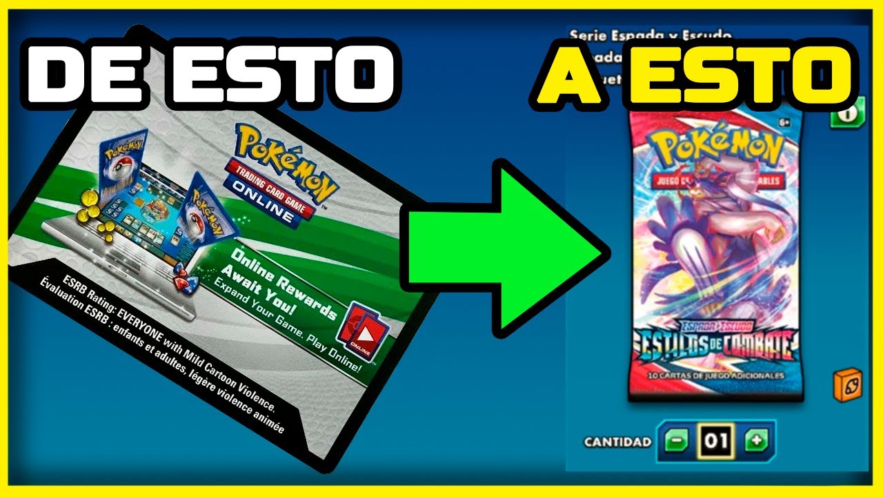Como Canjear un CODIGO fisico en Pkemon TCG Online - YouTube