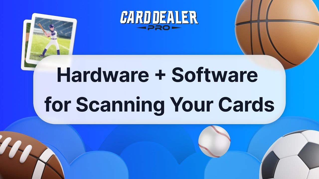 Scanner Hardware & Software for Scanning Trading Cards - YouTube