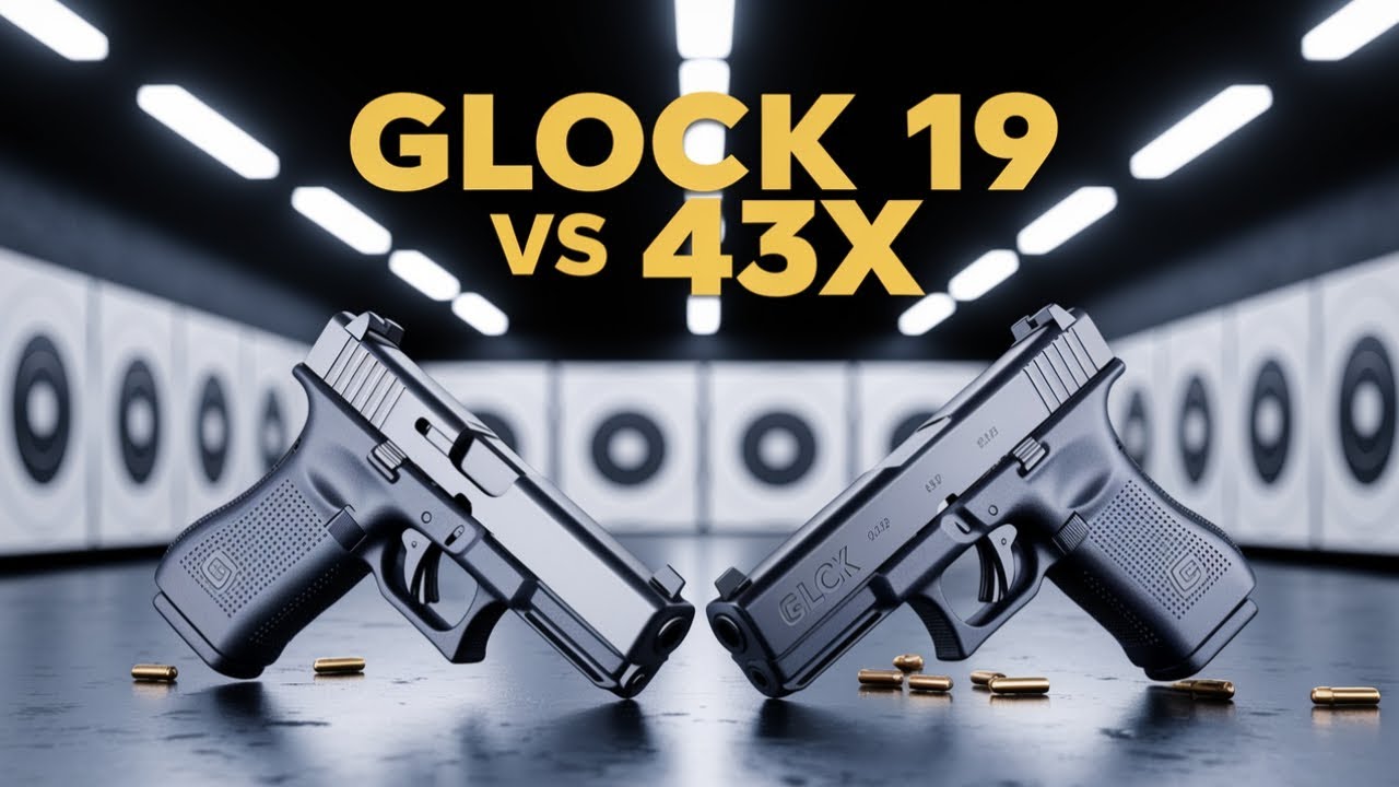 Glock 43X vs Glock 19 | Best Everyday Carry? Size, Concealment, and ...