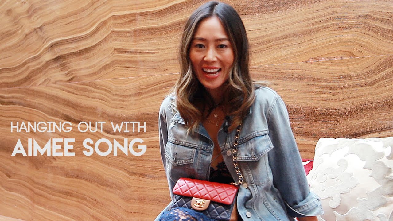 Watch Aimee Song talk about her makeup secrets and the catty fashion ...