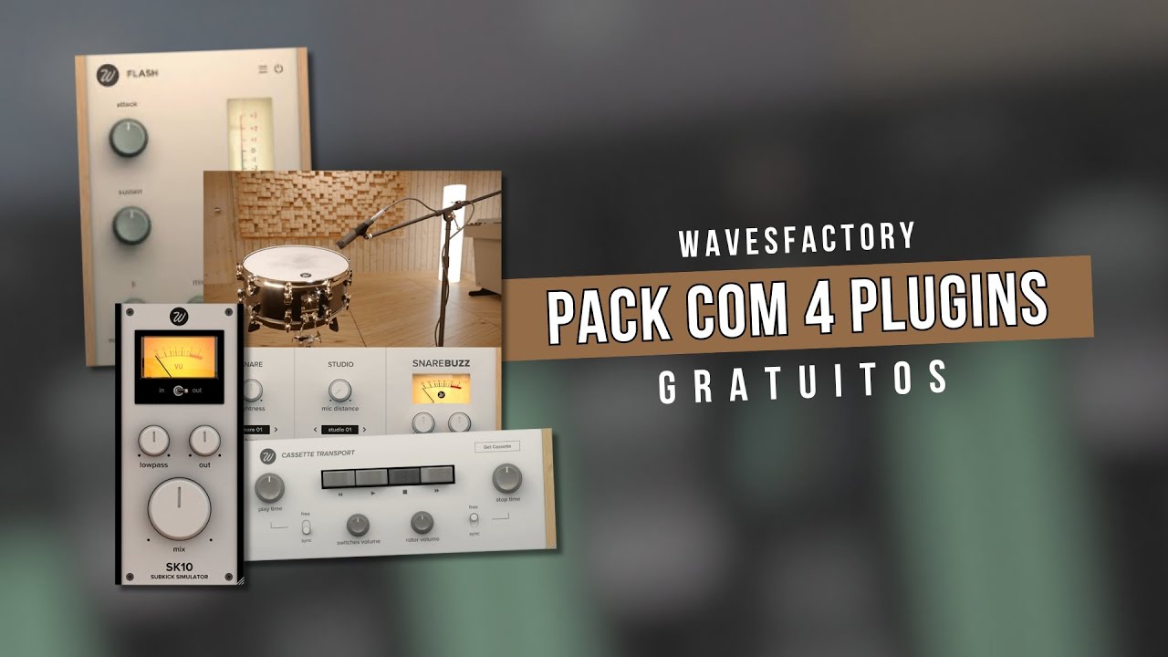 Pack com 4 Plugins Gratuitos da WavesFactory - YouTube