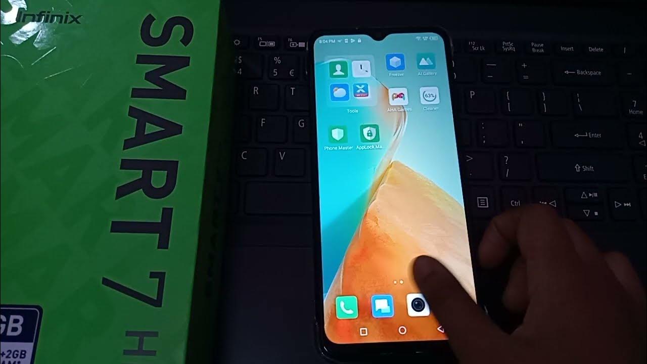 Infinix smart 7 HD button navigation set kaise kare, three button navigation setting - YouTube