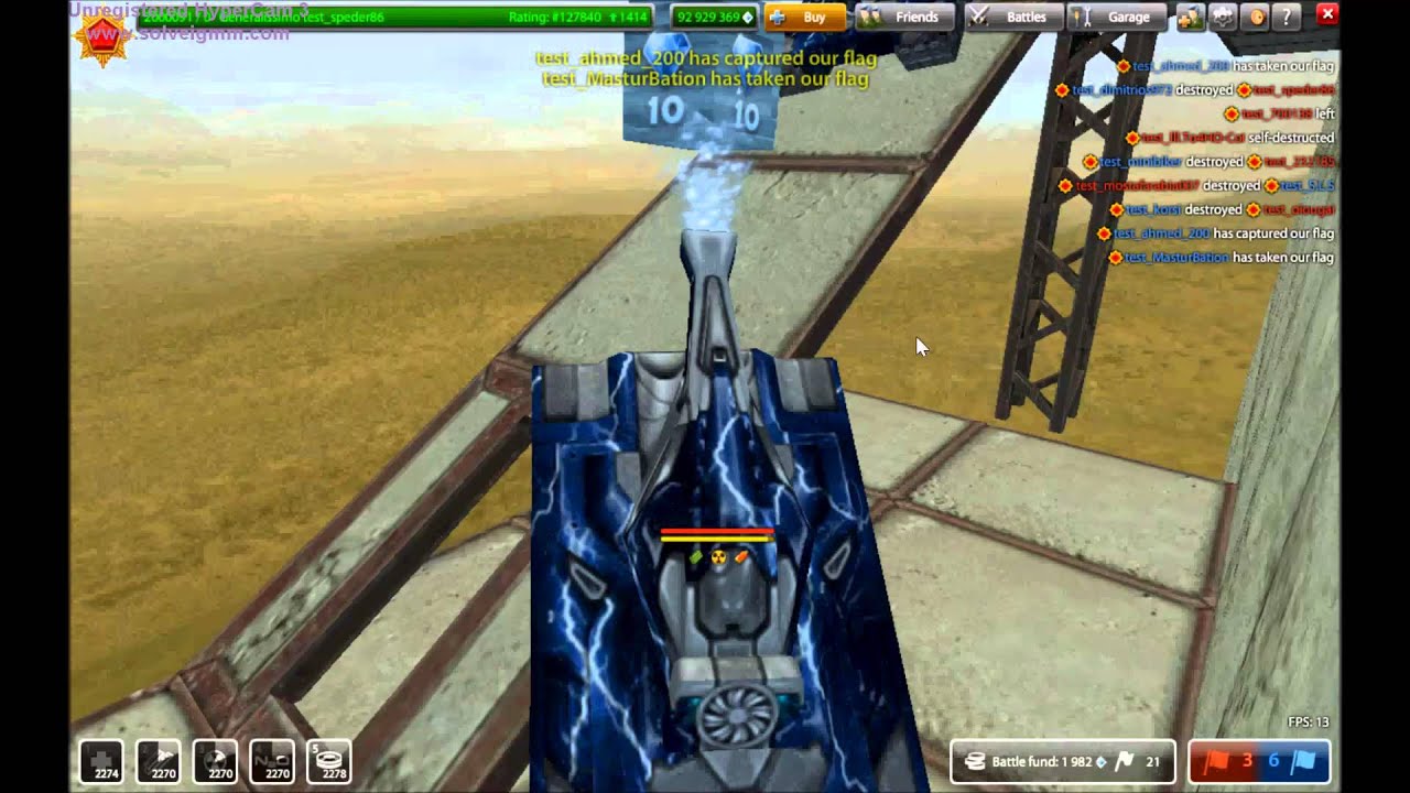 Tanki Online Test Server Viking M3+Freeze M3 - YouTube