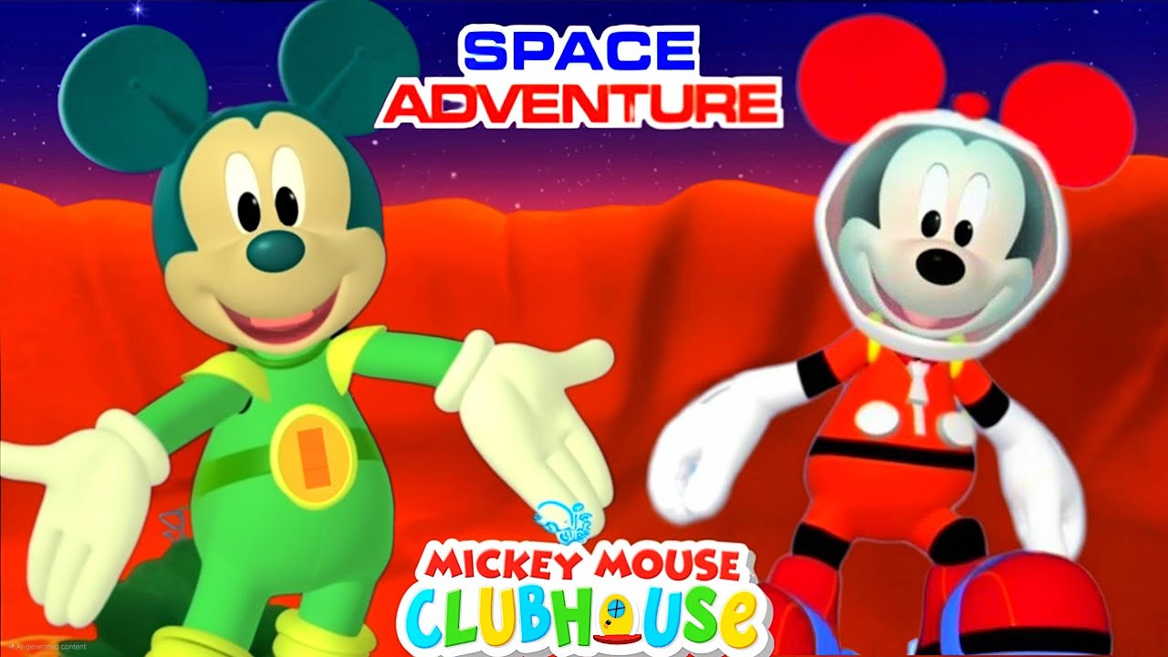 Mickey Mouse Clubhouse🏠 - Space Adventure ️Martian Mickey Needs Help ...