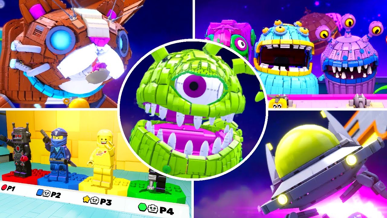 LEGO Party - Alien Boss Fight - Space Board - YouTube