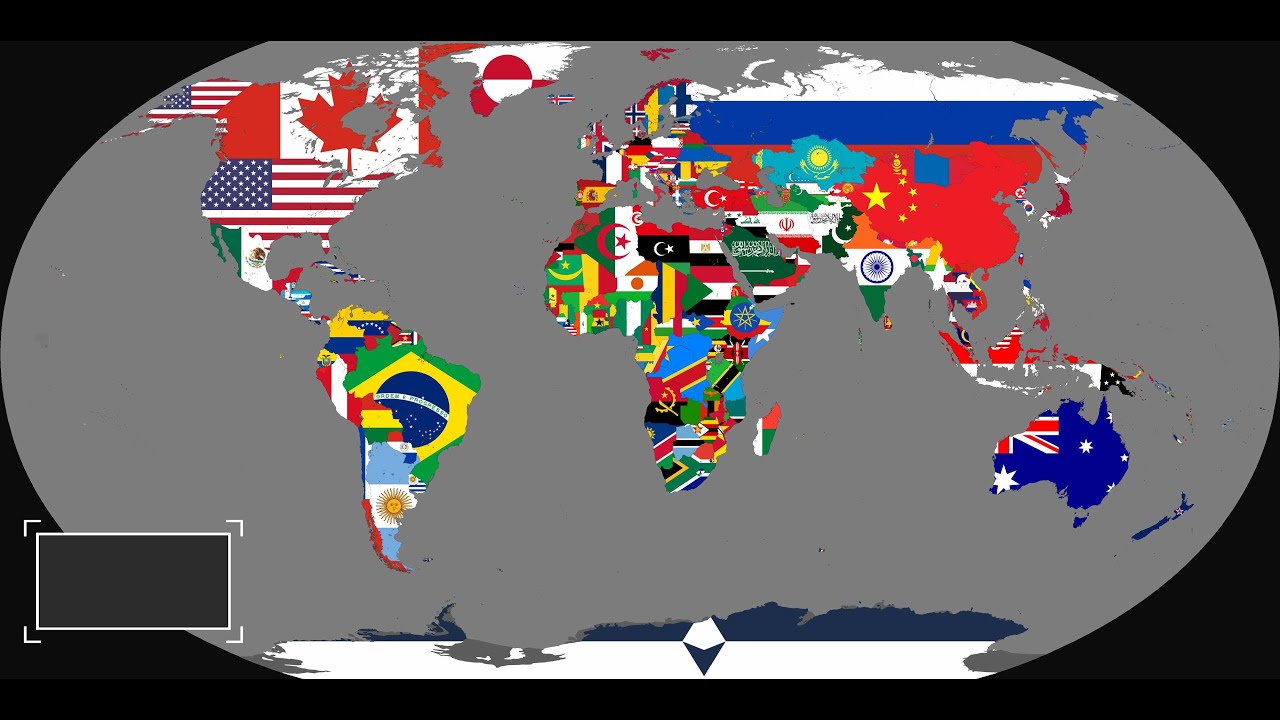 Building Huge Scale World Flag Map - YouTube