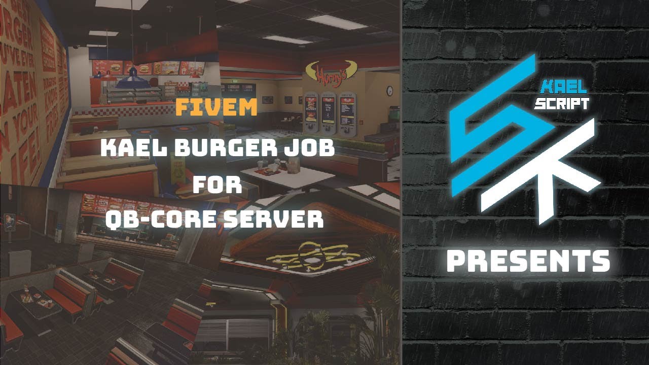 Fivem Burger Restaurant Job Made By Kael Scripts Team - YouTube