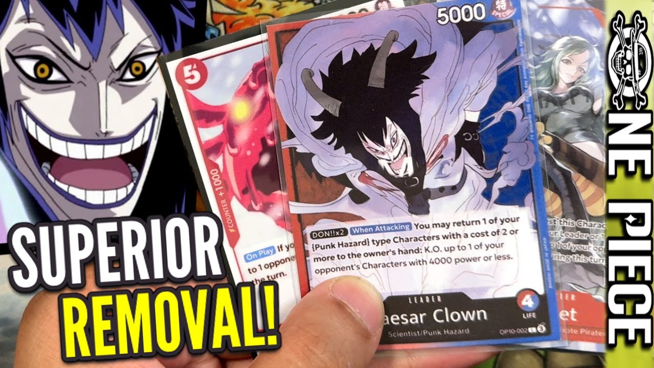 OP10 Caesar Clown Deck Profile - Punk Hazard! | One Piece Deck Profile ...